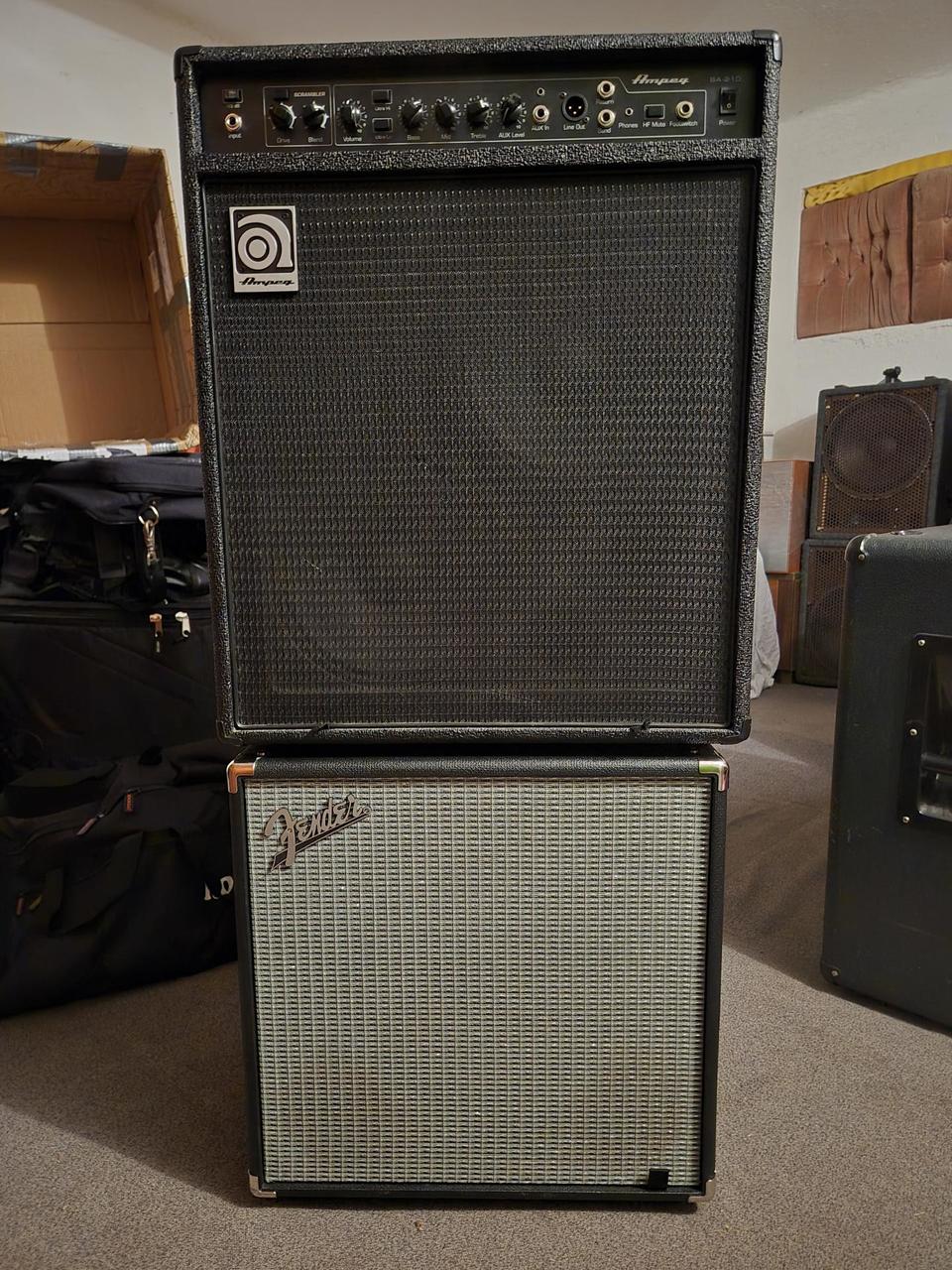 NABÍZÍM AMPEG BA-210 V2 & box FENDER Rumble 112