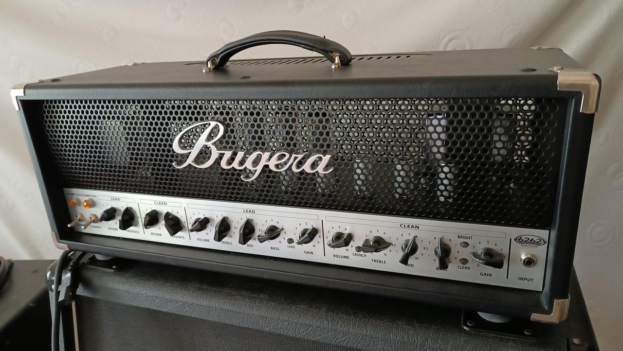NABÍZÍM Prodám lampový zesilovač Bugera 6262 infinium 120W