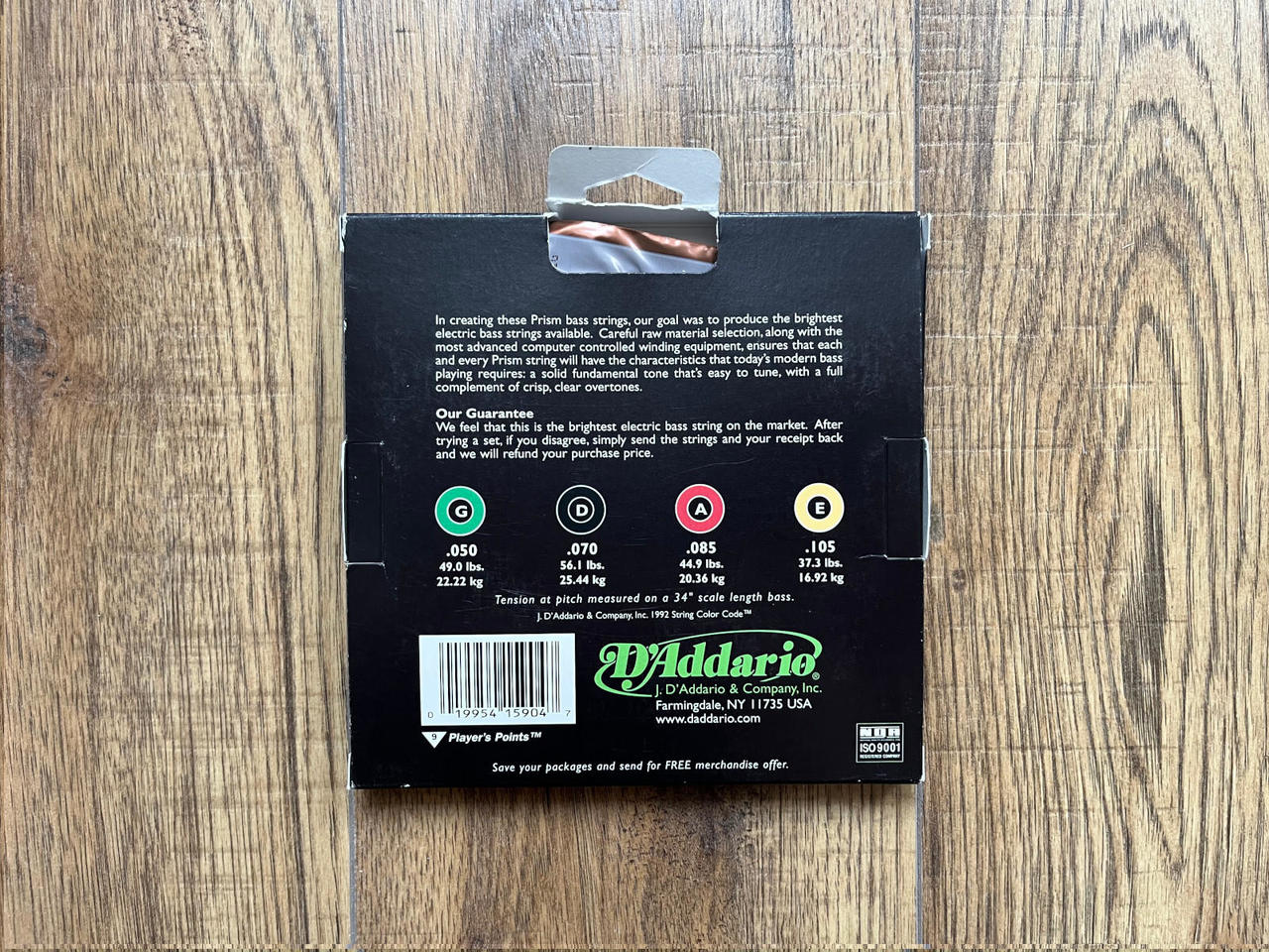NABÍZÍM D'Addario PRISM PSS80 Nickel .050 - .105 4str bass